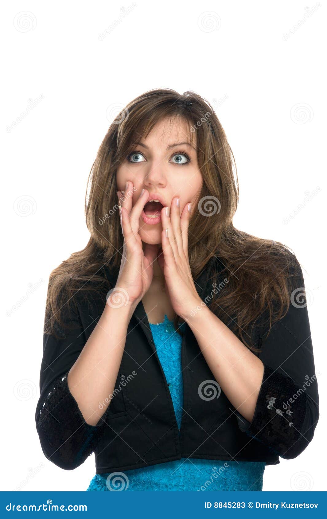 Shock stock image. Image of beauty, isolated, happiness - 8845283