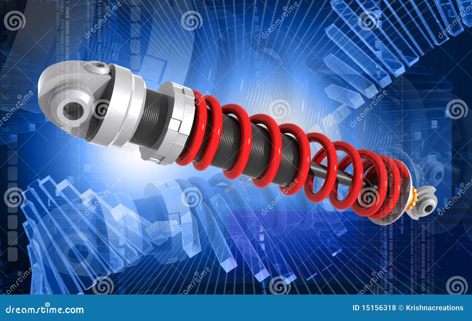 Car Shock Absorber Vector Illustration | CartoonDealer.com #31470201