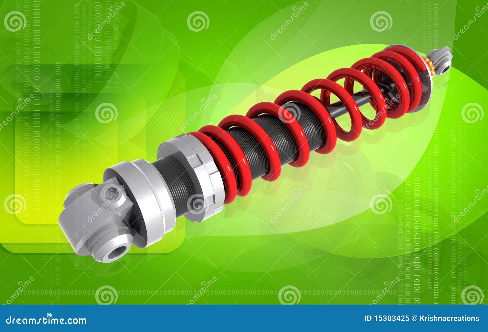 Car Shock Absorber Vector Illustration | CartoonDealer.com #31470201