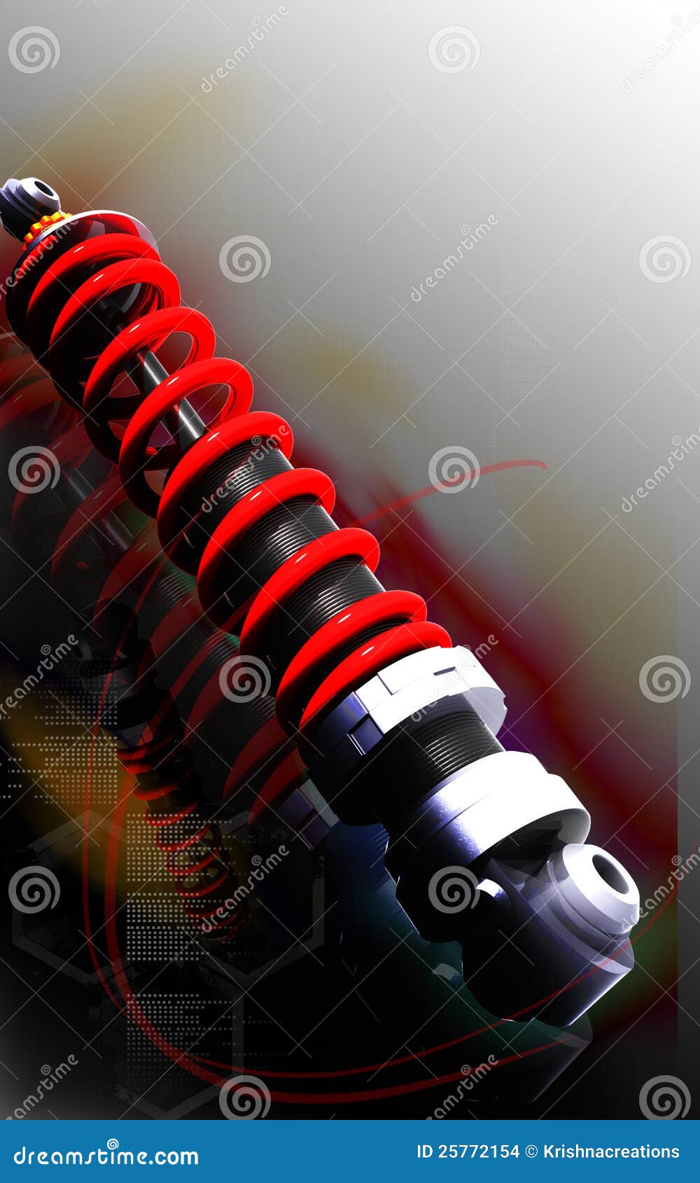 Car Shock Absorber Vector Illustration | CartoonDealer.com #31470201