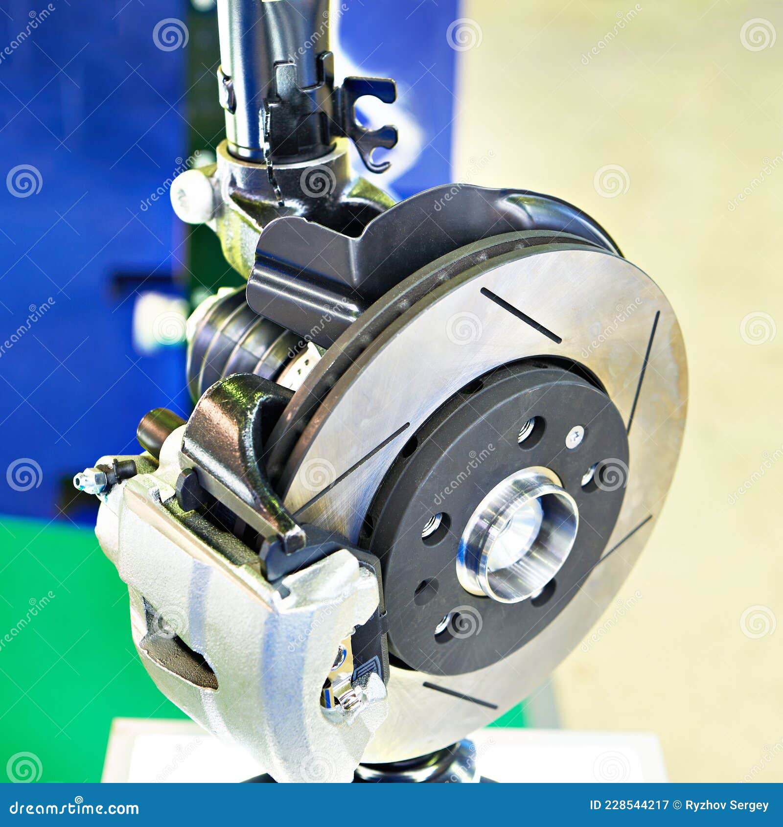 Caliper and Brake Disc Assembly Stock Image - Image of equipment, iron ...