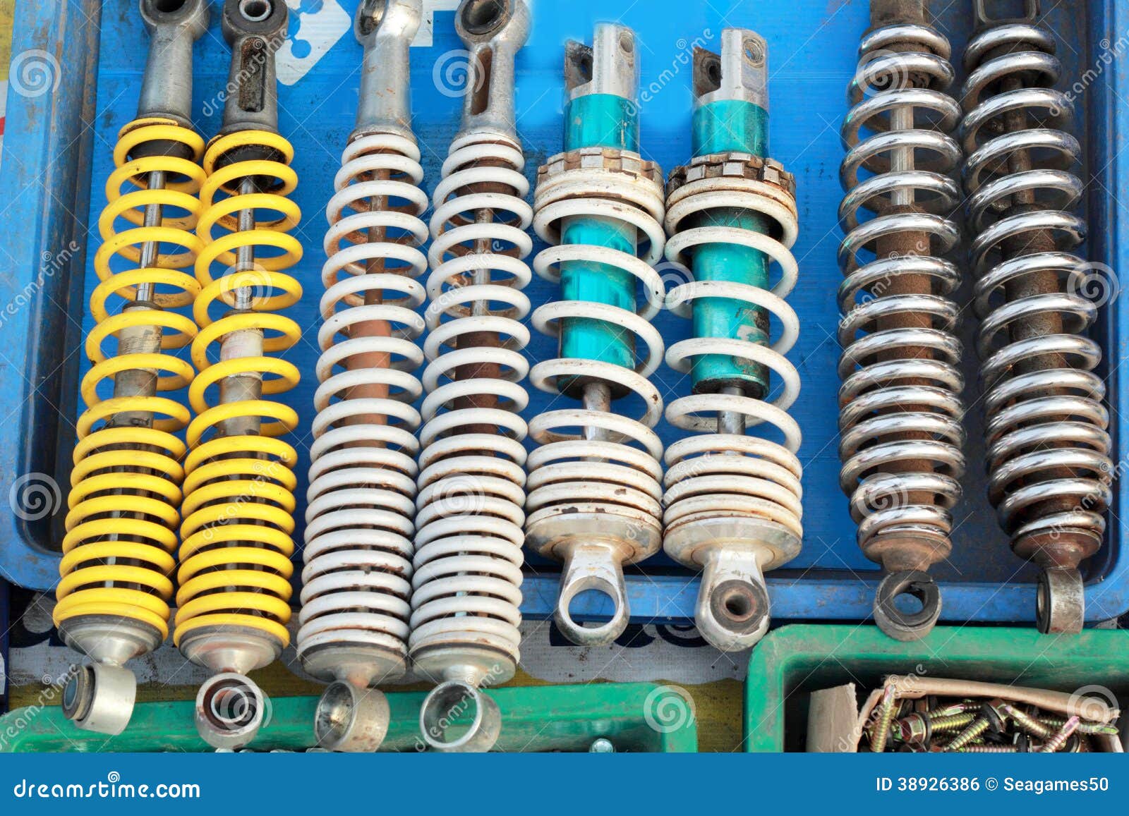 Shock Absorber Car Background Texture Stock Photo - Image of repair ...