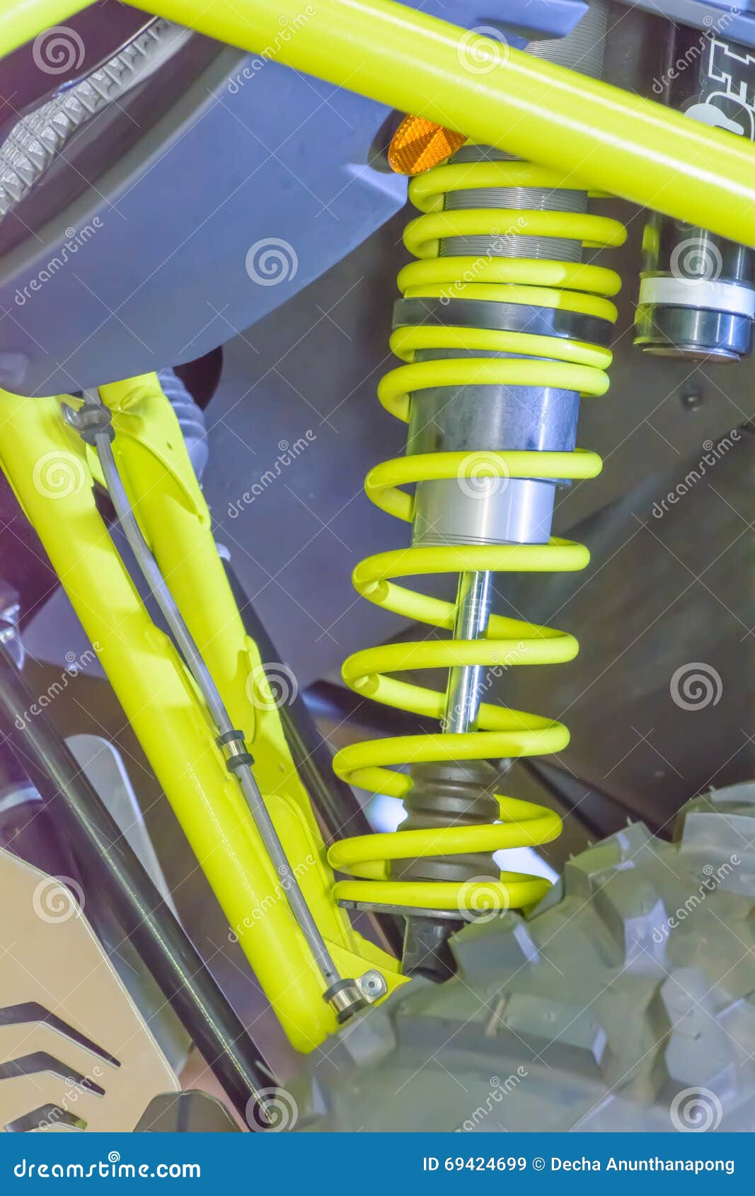 Shock absorber of car. stock image. Image of shock, bike - 69424699