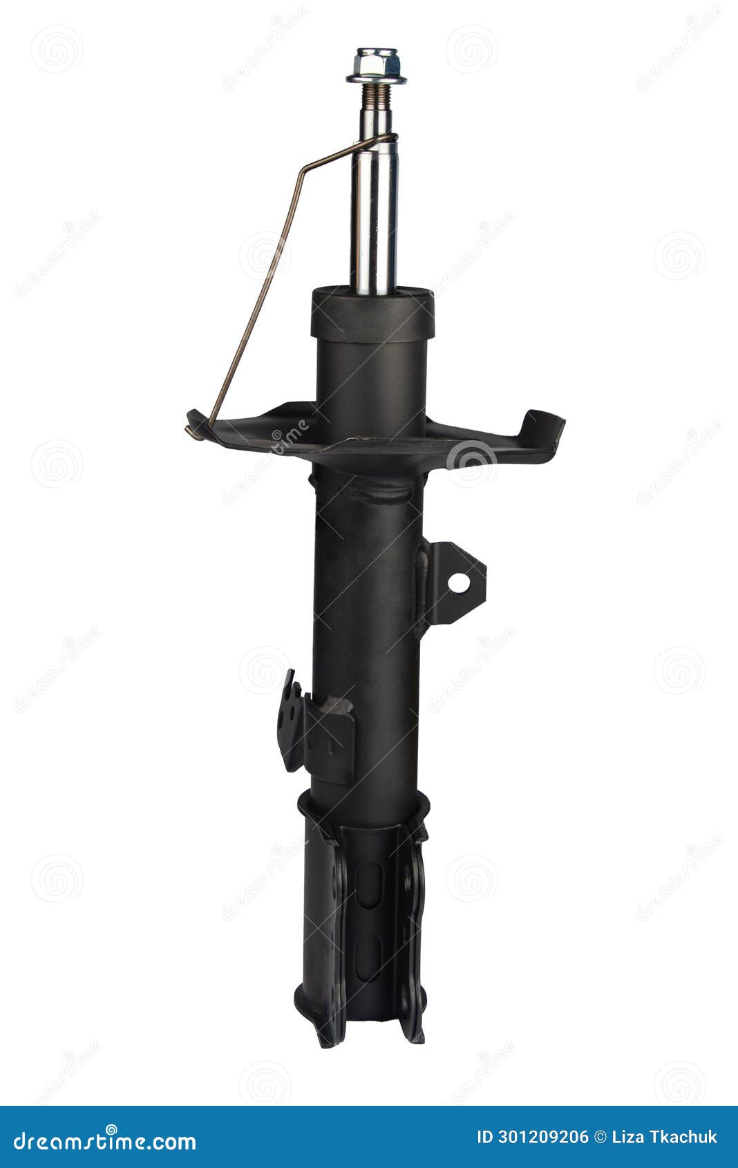 Shock Absorber for Front Wheels of Motor Vehicles, Isolated Stock Photo ...