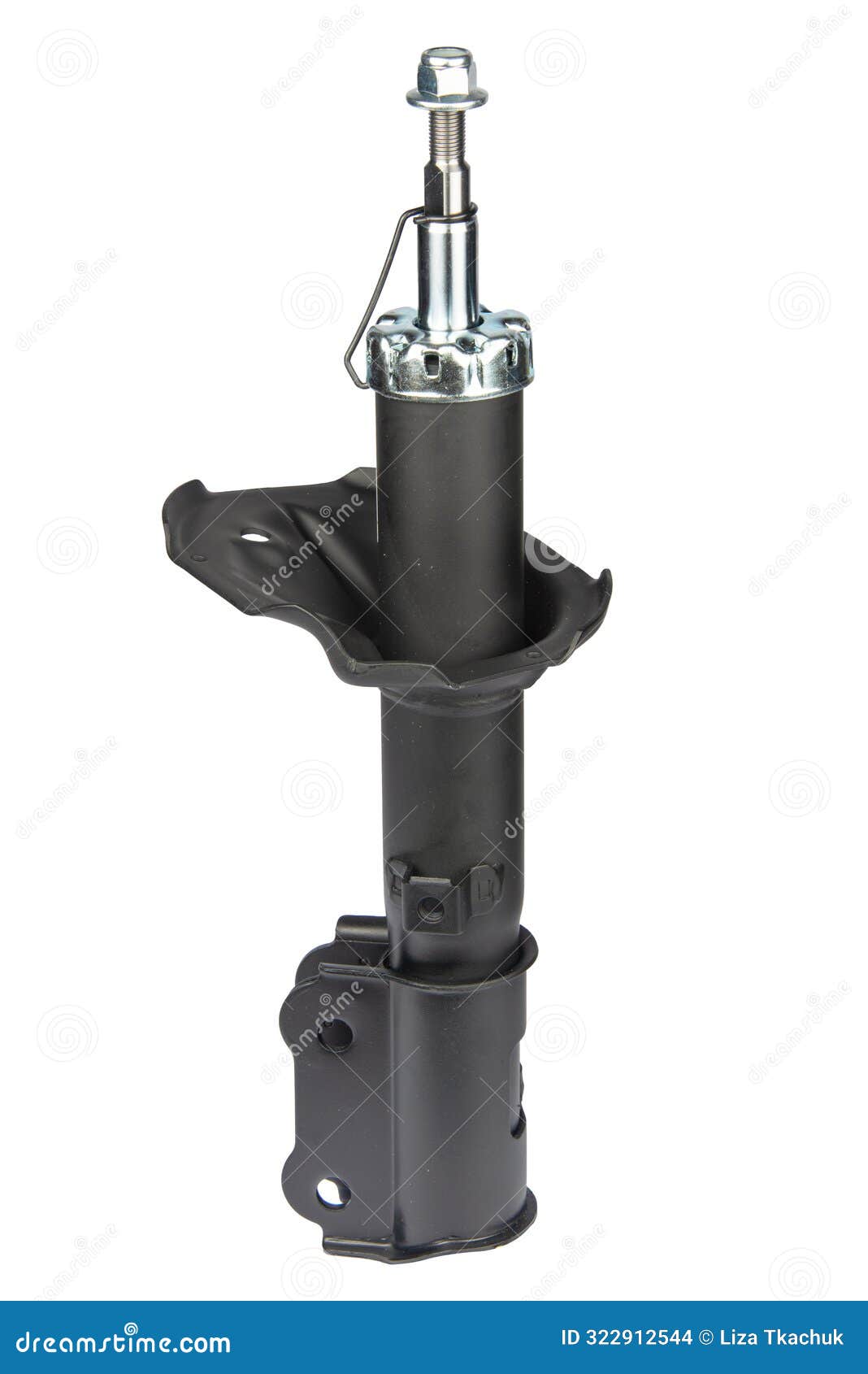 Shock Absorber for Front Wheels of Motor Vehicles, Isolated Stock Photo ...