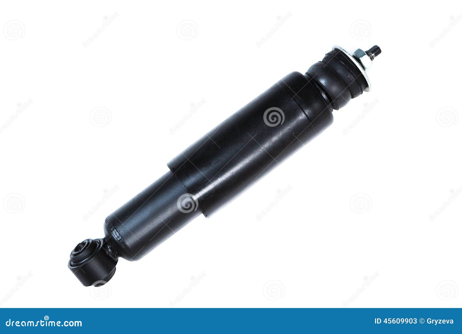Shock Absorber for Front Wheels of Motor Vehicles, Isolated on White ...