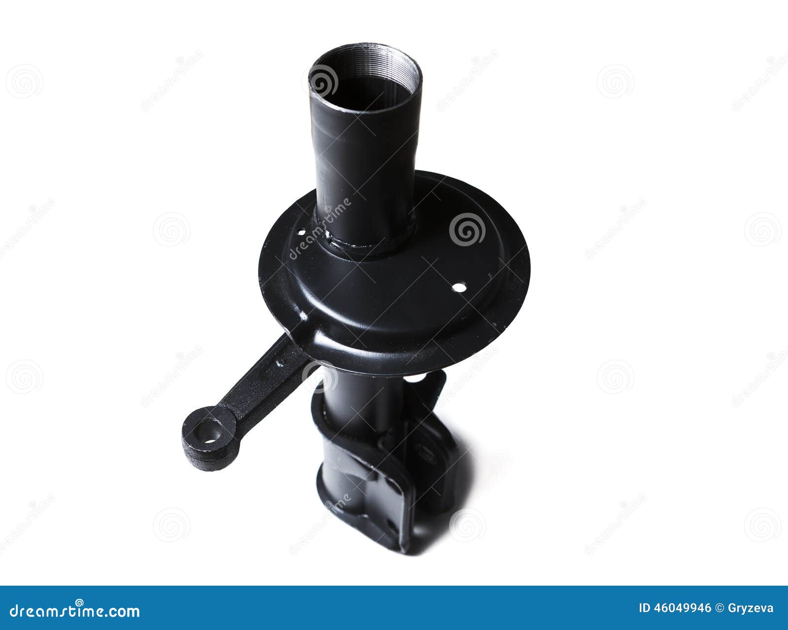 Shock Absorber for Front Wheels of Motor Vehicles, Isolated on White ...