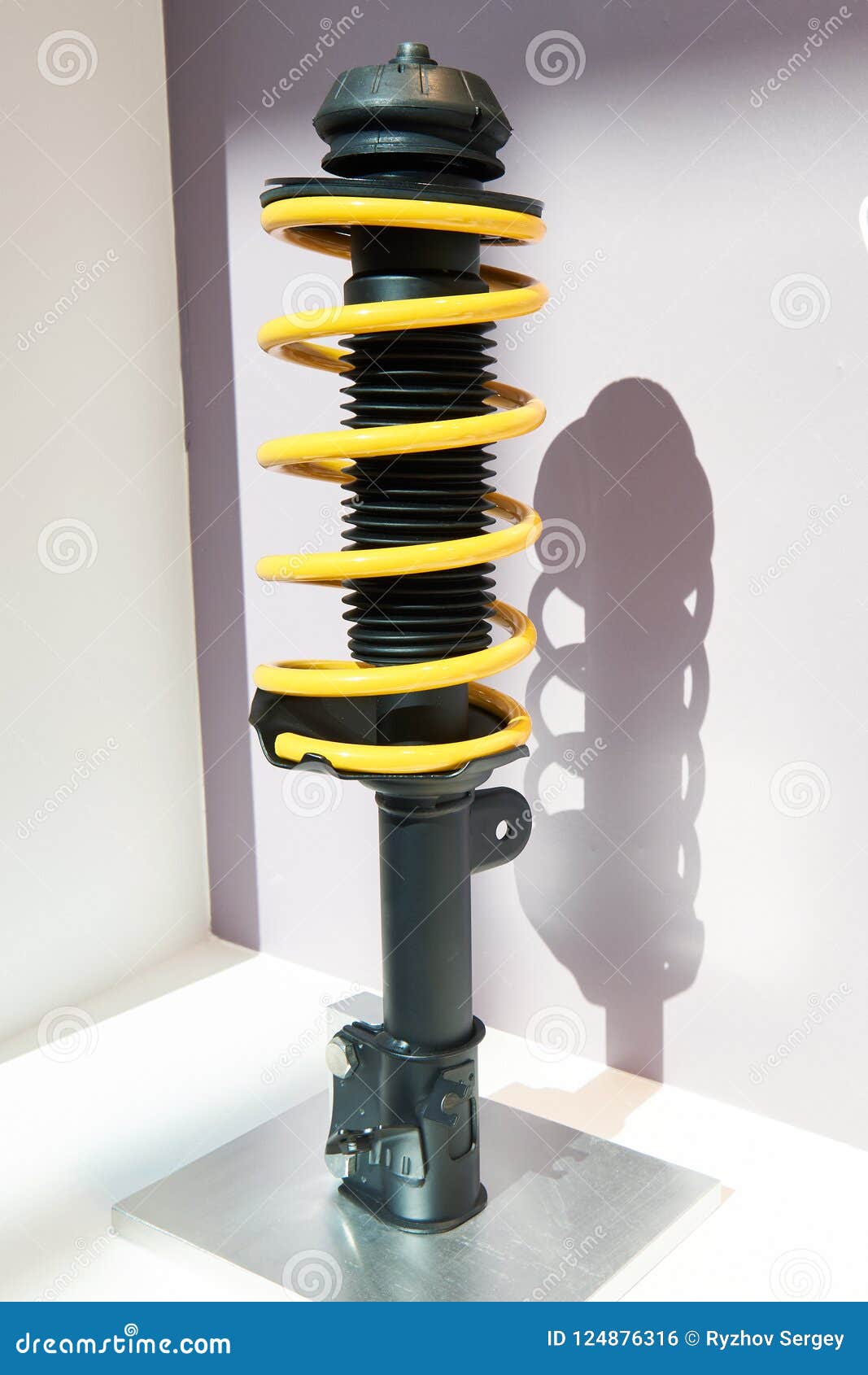 Shock Absorber and Spring for Car Stock Photo - Image of absorbers ...