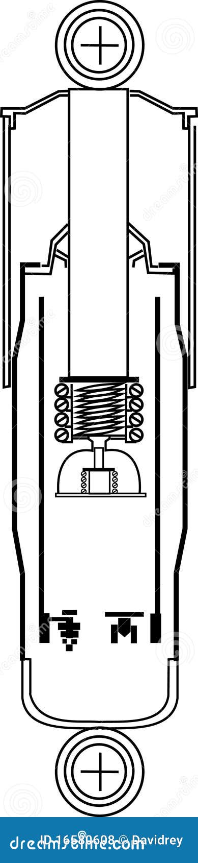 Shock diagram stock vector. Illustration of color, diagram - 16580608