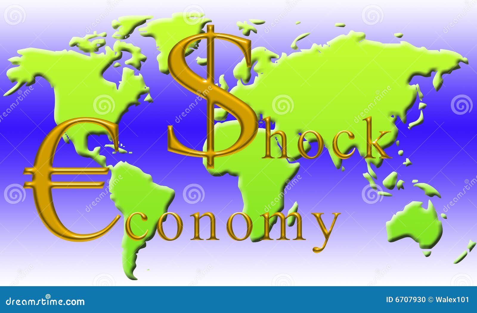 Shock economy stock illustration. Illustration of success - 6707930