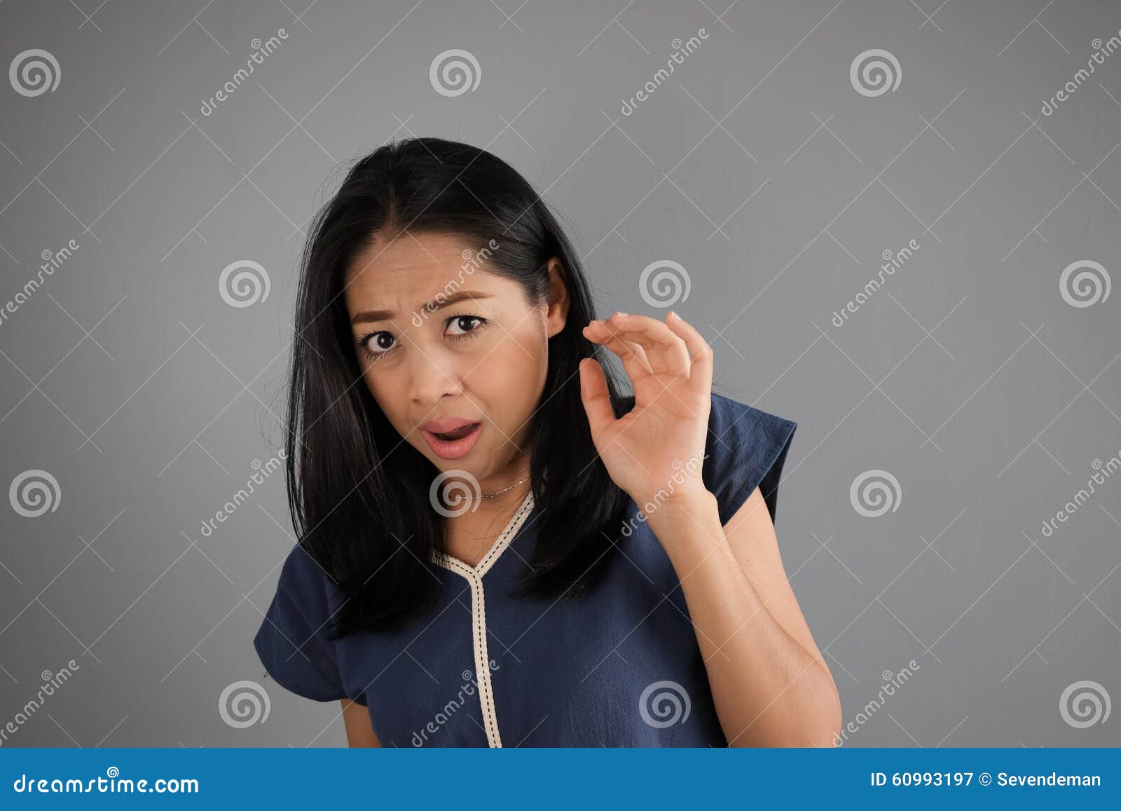 Shock and fear woman. stock image. Image of looking, happy - 60993197