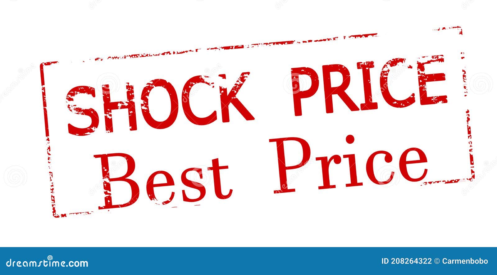 Stamp with Text Shock Price Best Choice Stock Illustration ...