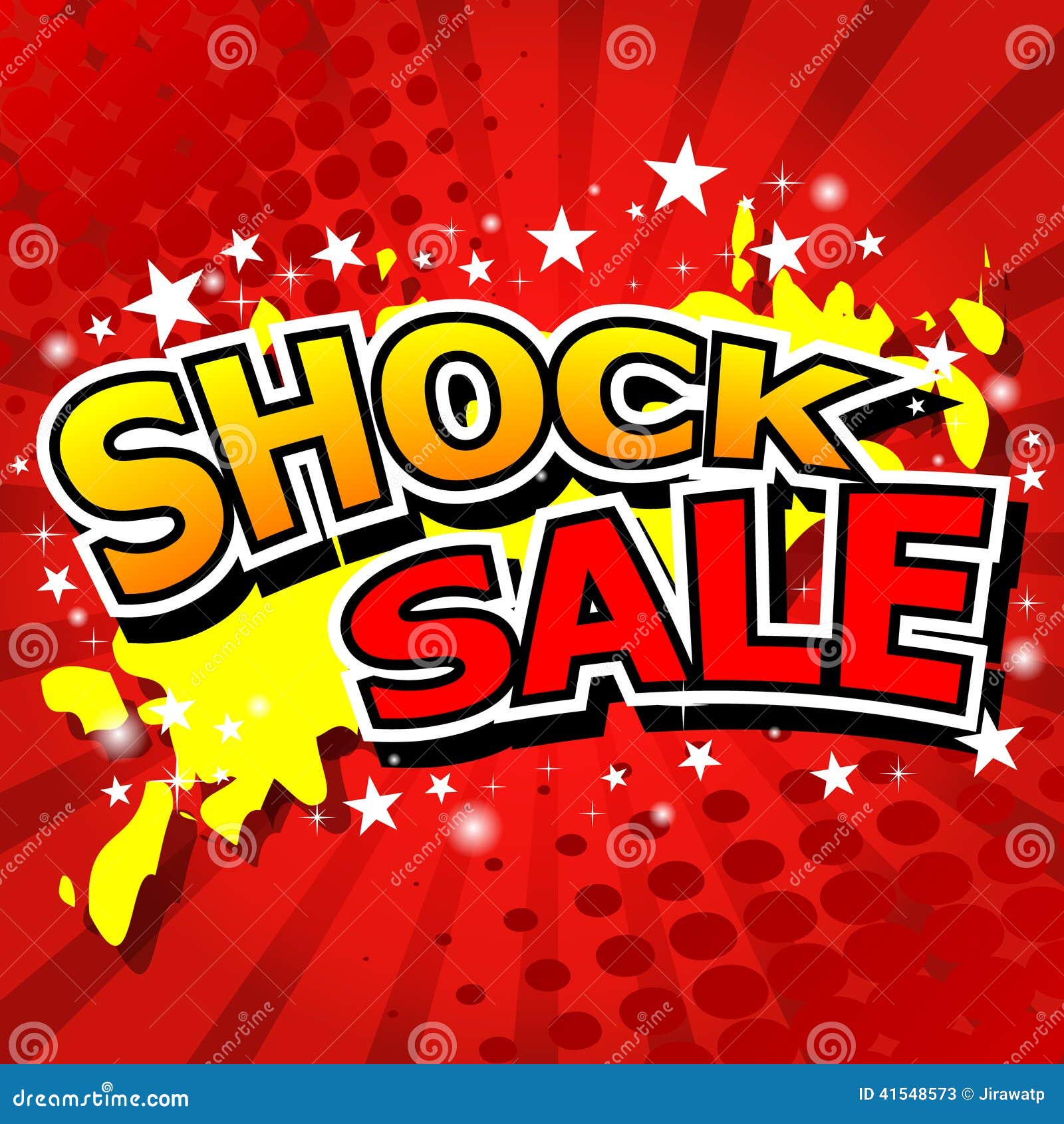 Shock Sale. stock vector. Illustration of grand, sticker - 41548573