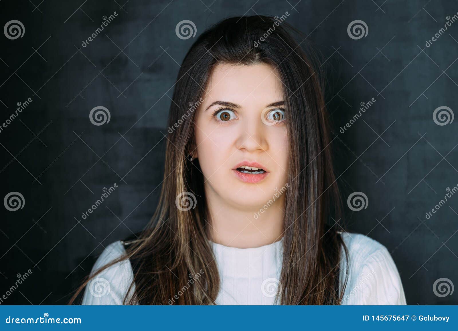 Shock Scared Young Woman Facial Expression Phobia Stock Image - Image ... Shock Scared Young Woman Facial Expression Phobia Stock Image - Image ...