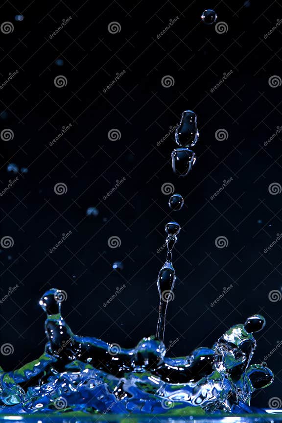 Shock in water stock image. Image of macro, falling - 243923443