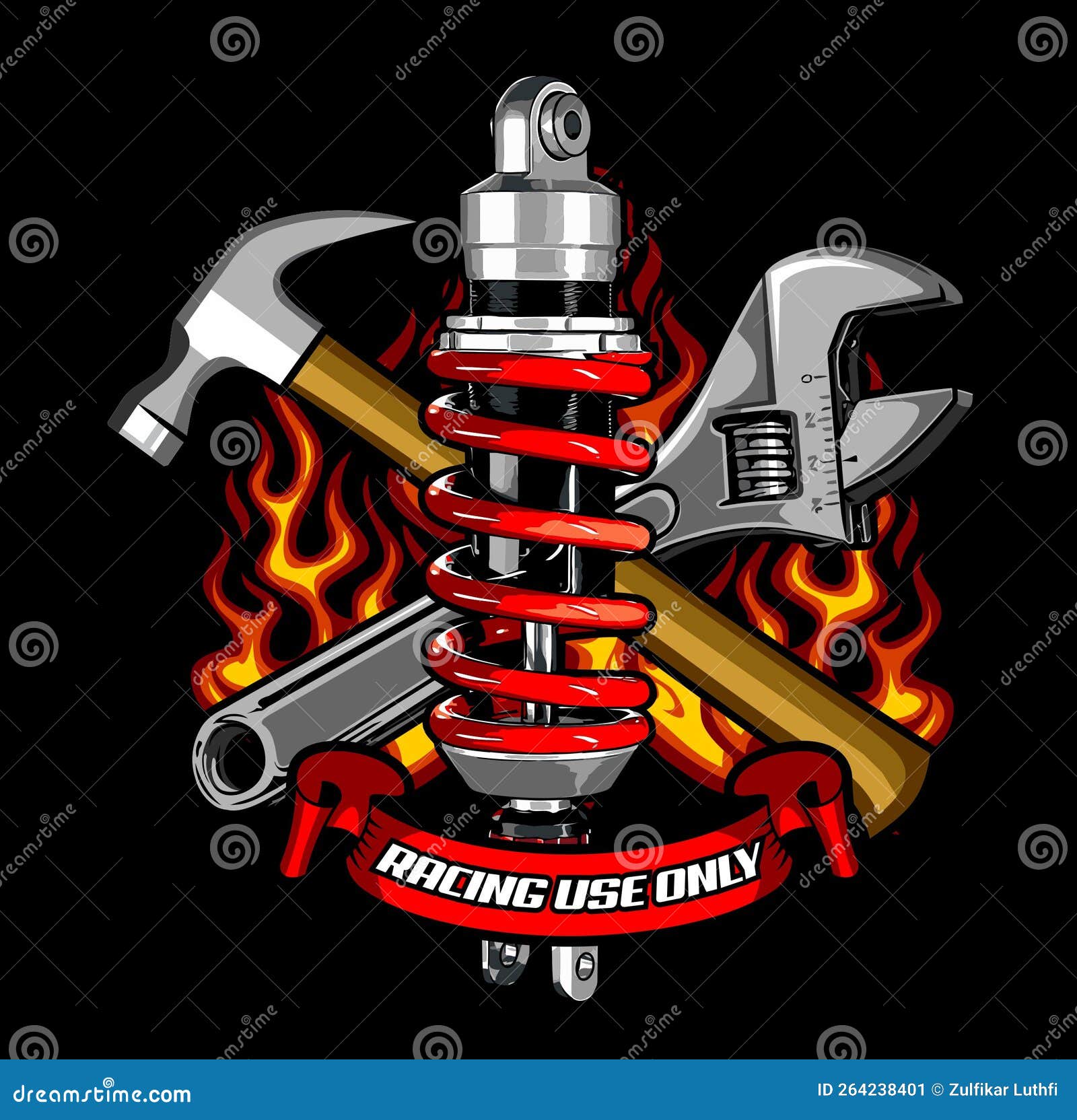Shockbreaker Motorcycle Stock Illustrations – 39 Shockbreaker ...