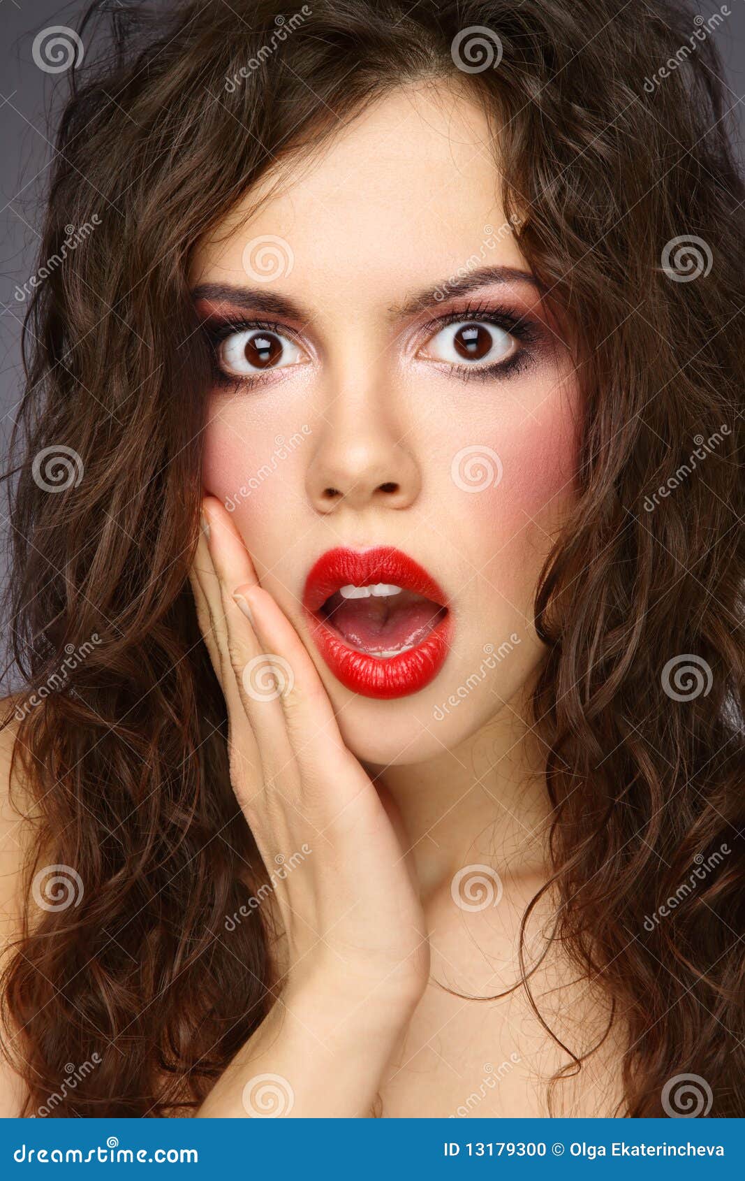 Shocked stock photo. Image of reaction, care, model, femininity - 13179300