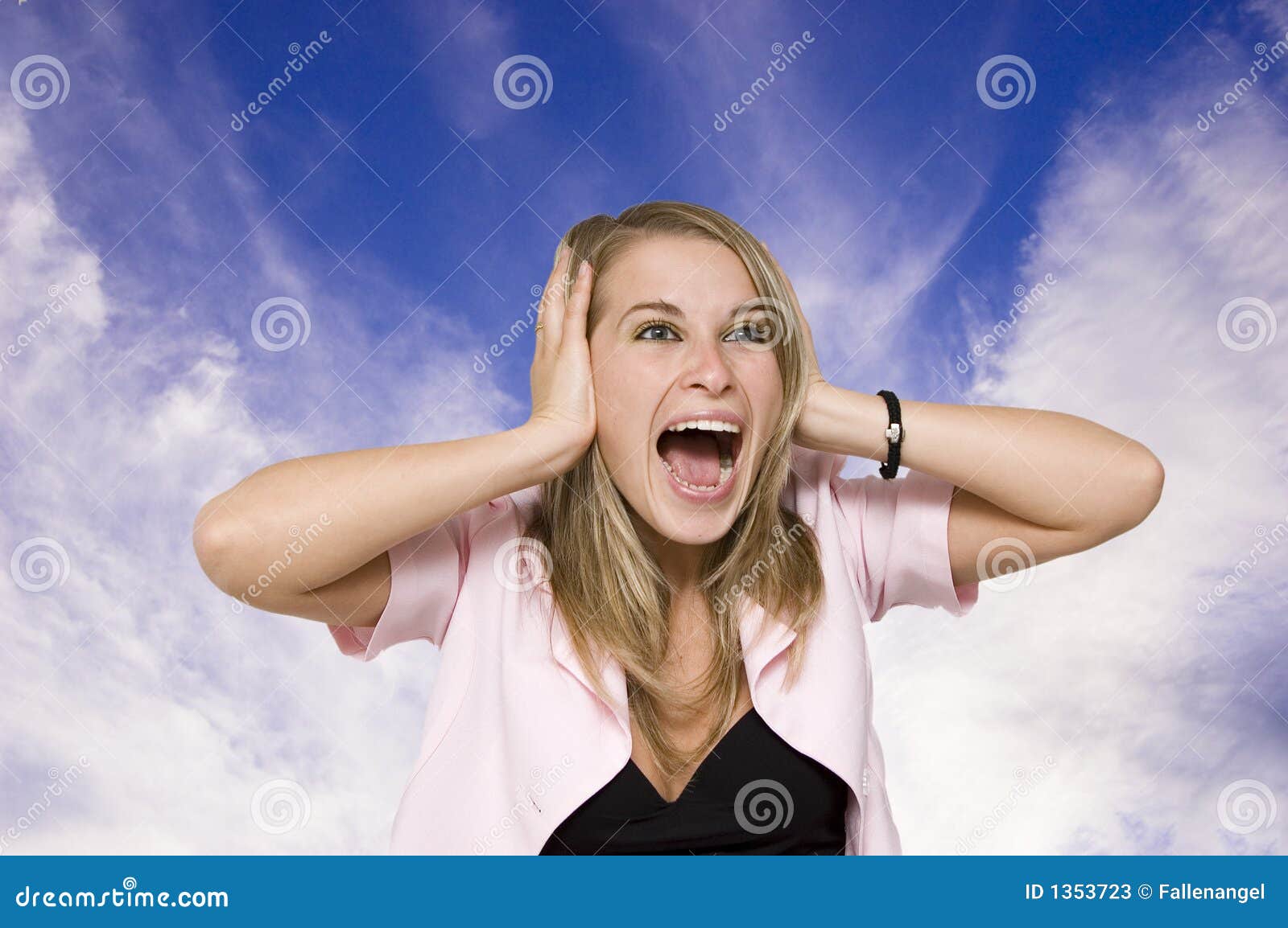 Shocked stock image. Image of manager, person, feminine - 1353723