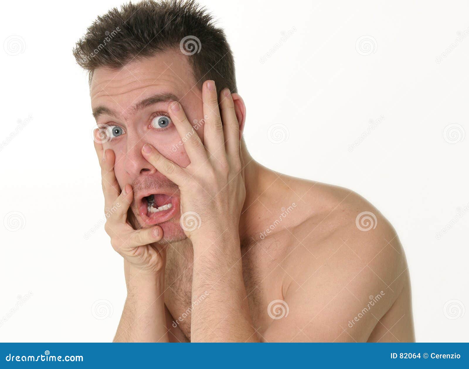 Shocked! stock photo. Image of alert, wide, face, freaked - 82064