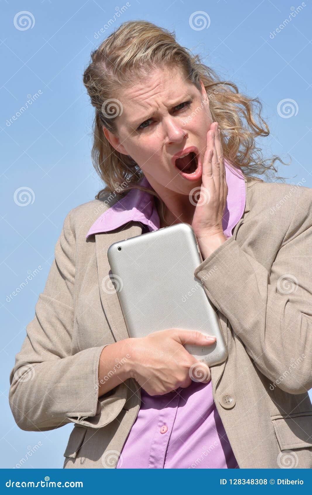 Shocked Adult Person stock photo. Image of individual - 128348308