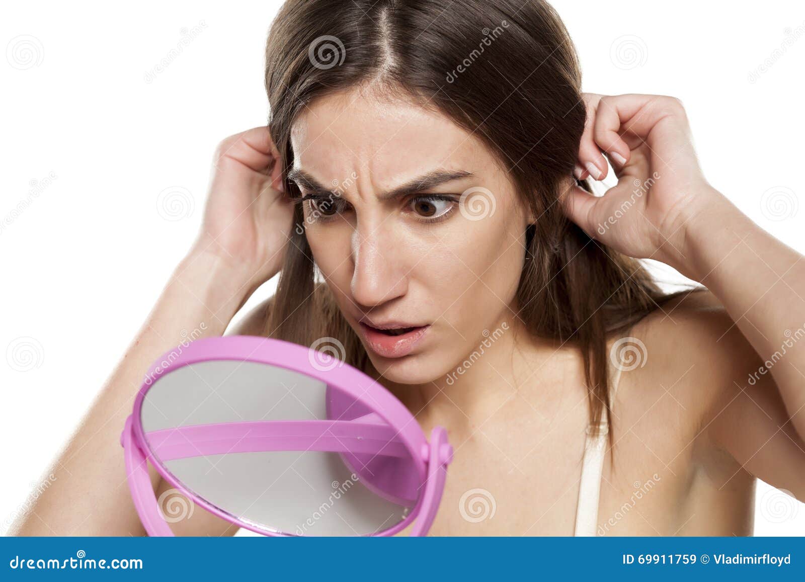 Shocked and angry stock image. Image of confused, hair - 69911759
