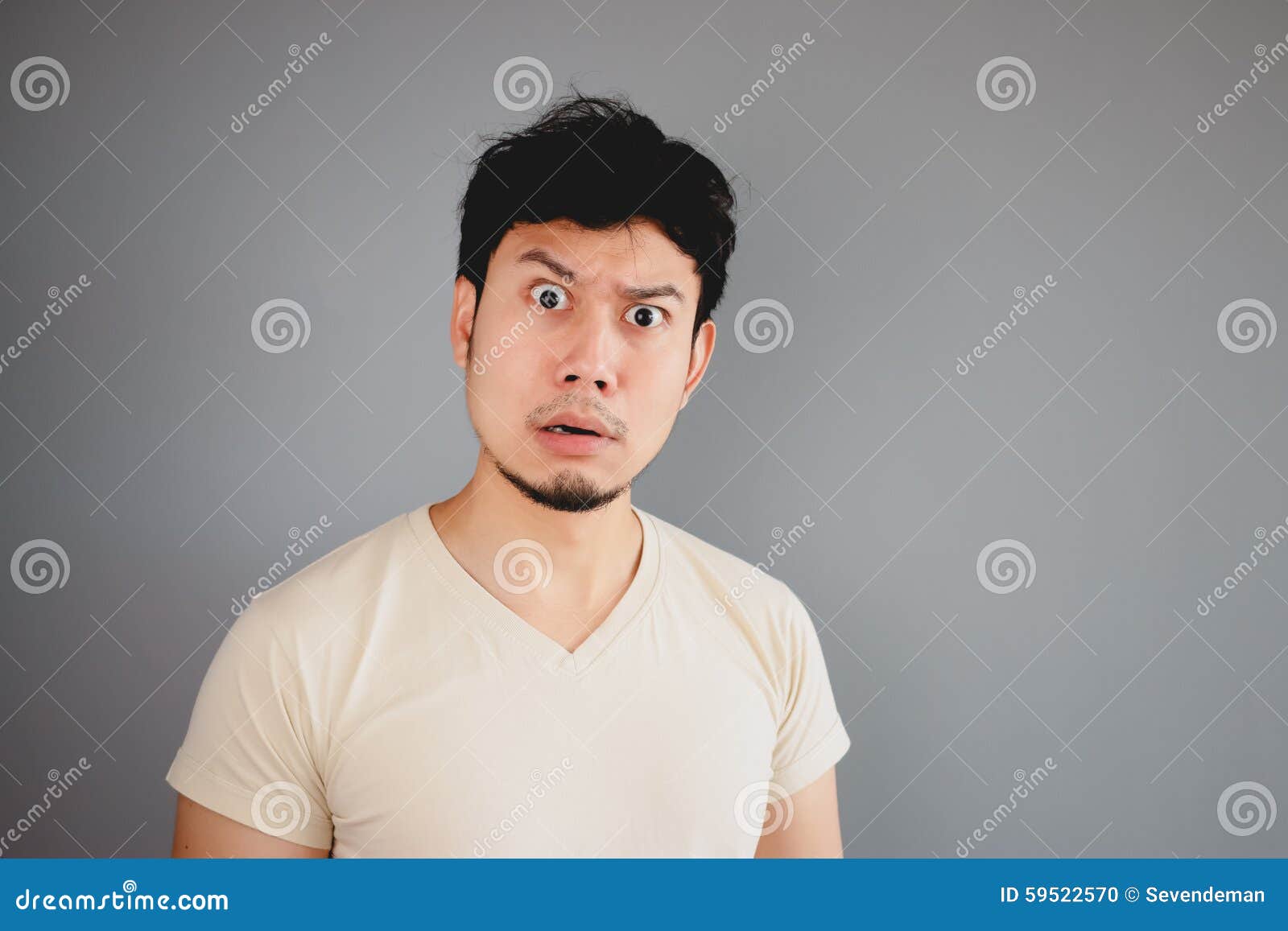 Shocked Asian man. stock photo. Image of businessman - 59522570
