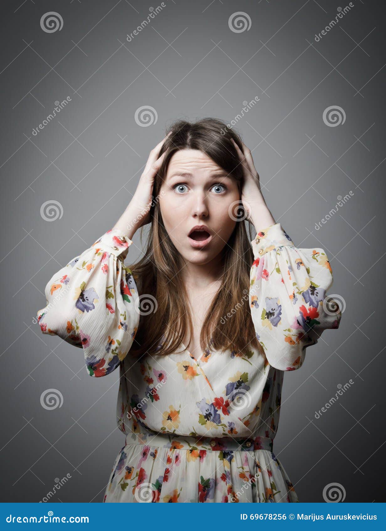 Shocked stock photo. Image of afraid, emotional, caucasian - 69678256