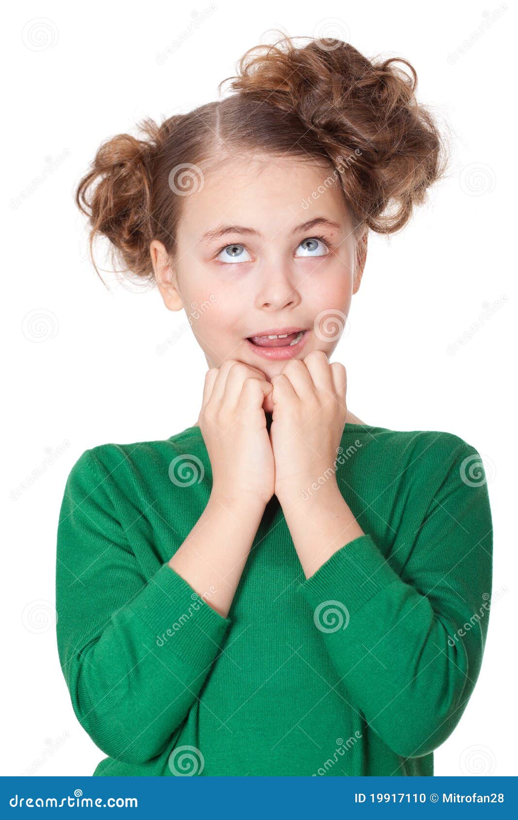 Shocked Beautiful Girl Making Wow Expression Stock Photo - Image of ...