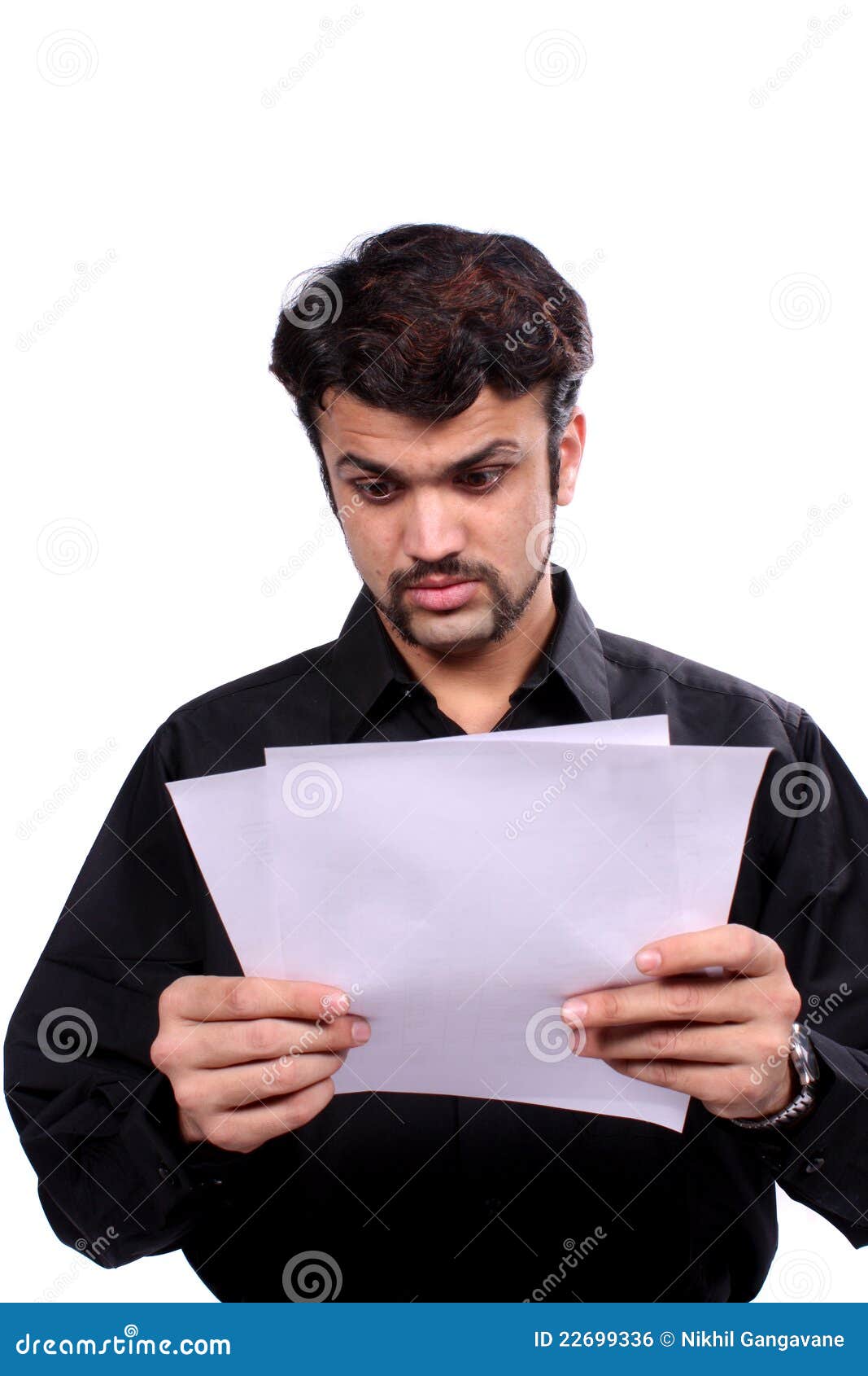 Shocked at the Bills stock photo. Image of indian, bill - 22699336