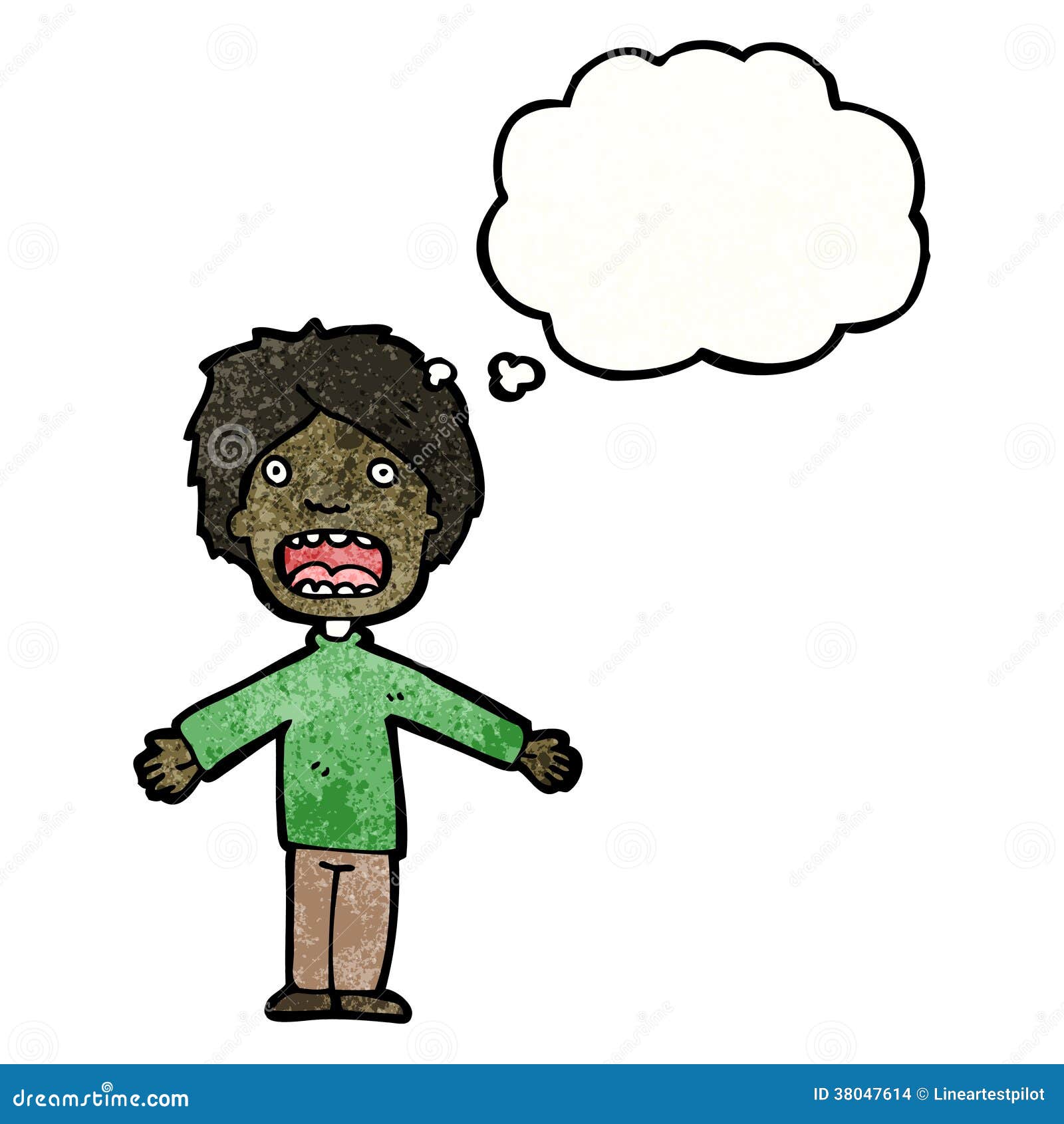 Shocked boy cartoon stock vector. Illustration of shocked - 38047614