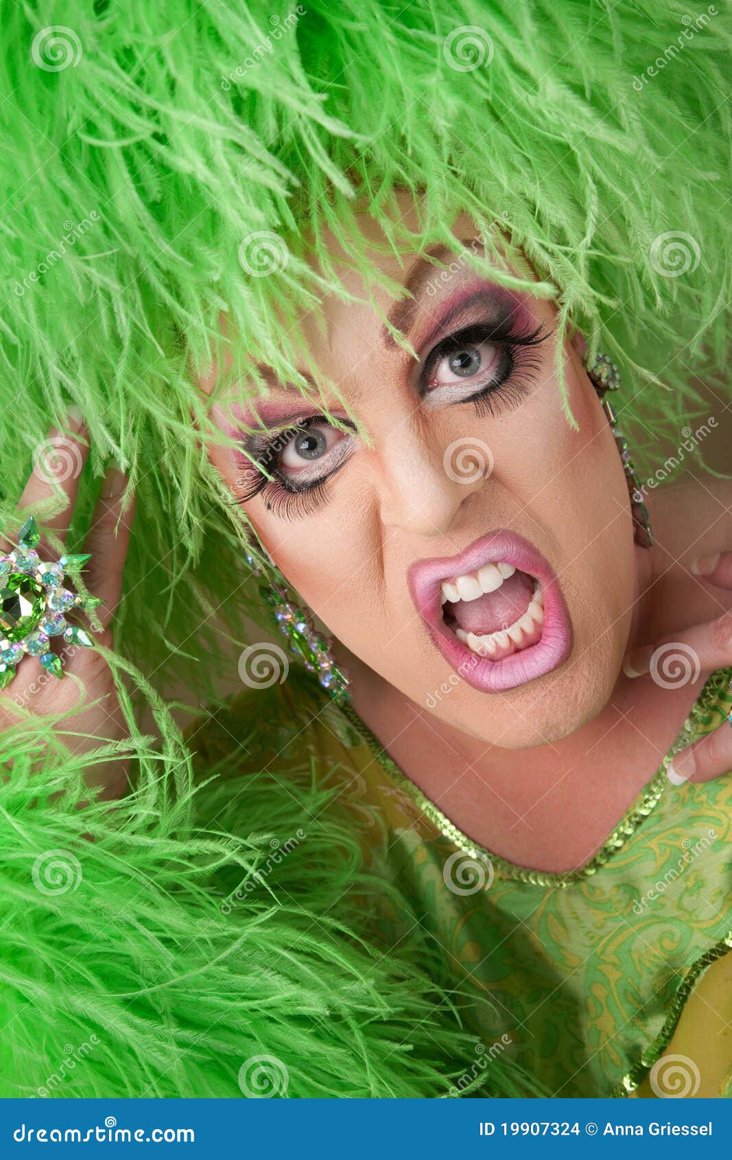 Shocked Drag Queen stock photo. Image of eyes, beautiful - 19907324