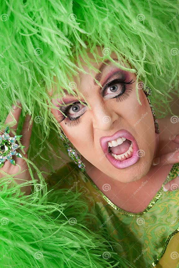 Shocked Drag Queen stock photo. Image of eyes, beautiful - 19907324