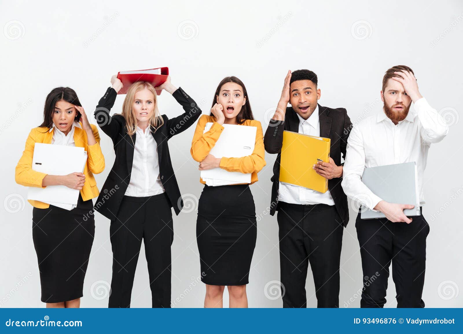 Shocked Group Of People