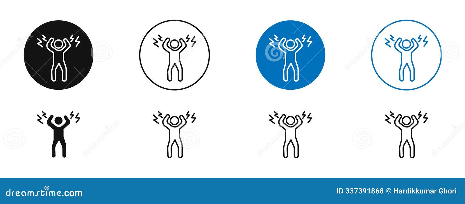 Shocked Human Isolated Icon. Simple Element Illustration From Feelings ...