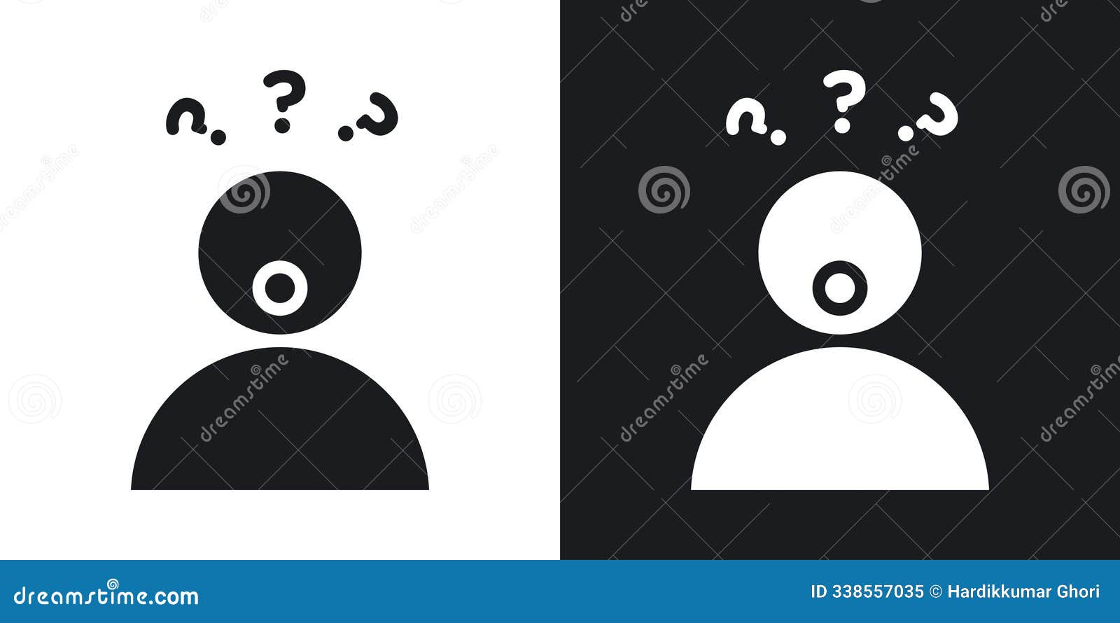 Shocked Human Icon. Trendy Shocked Human Logo Concept On White B Vector ...