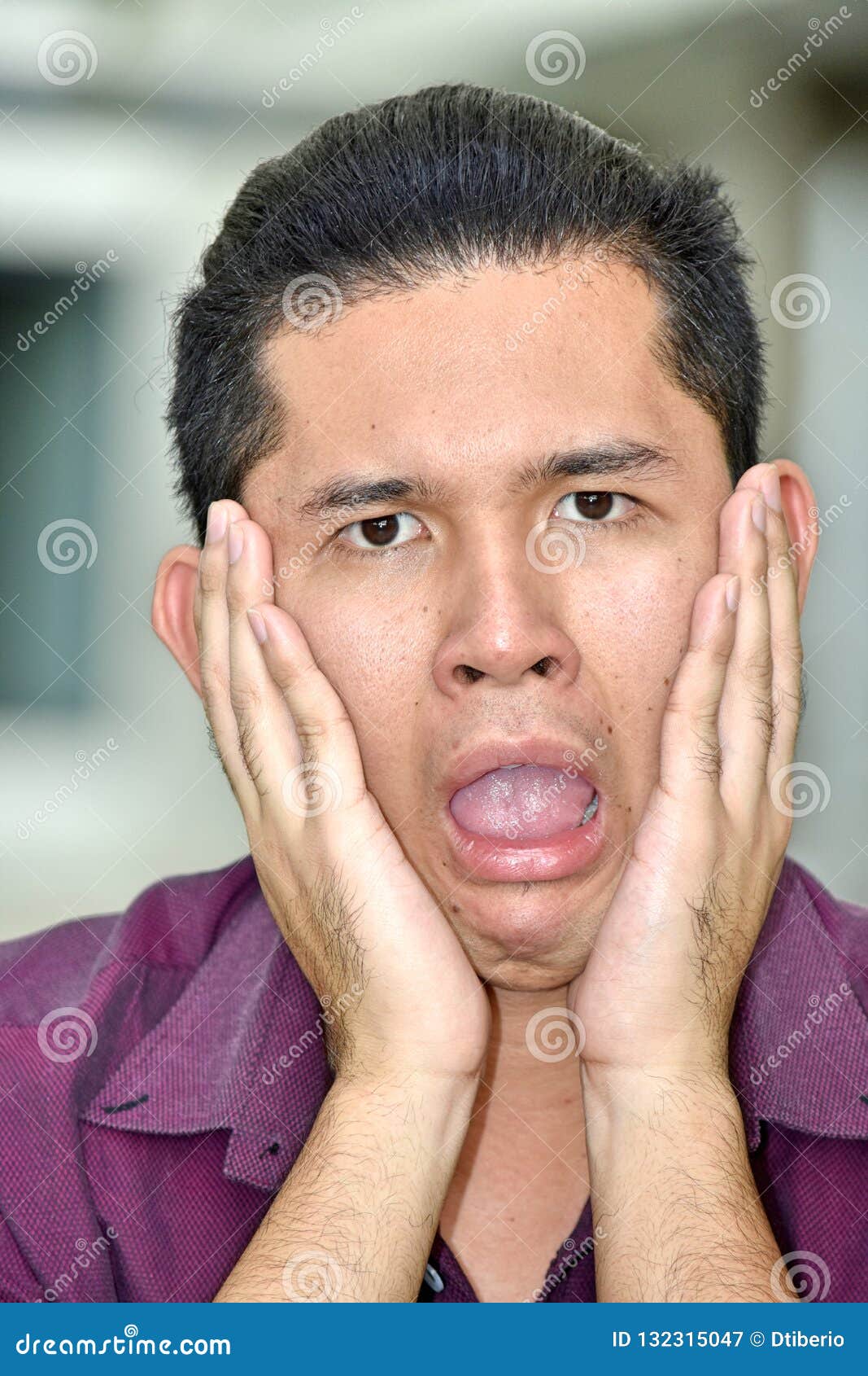 Shocked Male Person stock image. Image of shocked, startle - 132315047