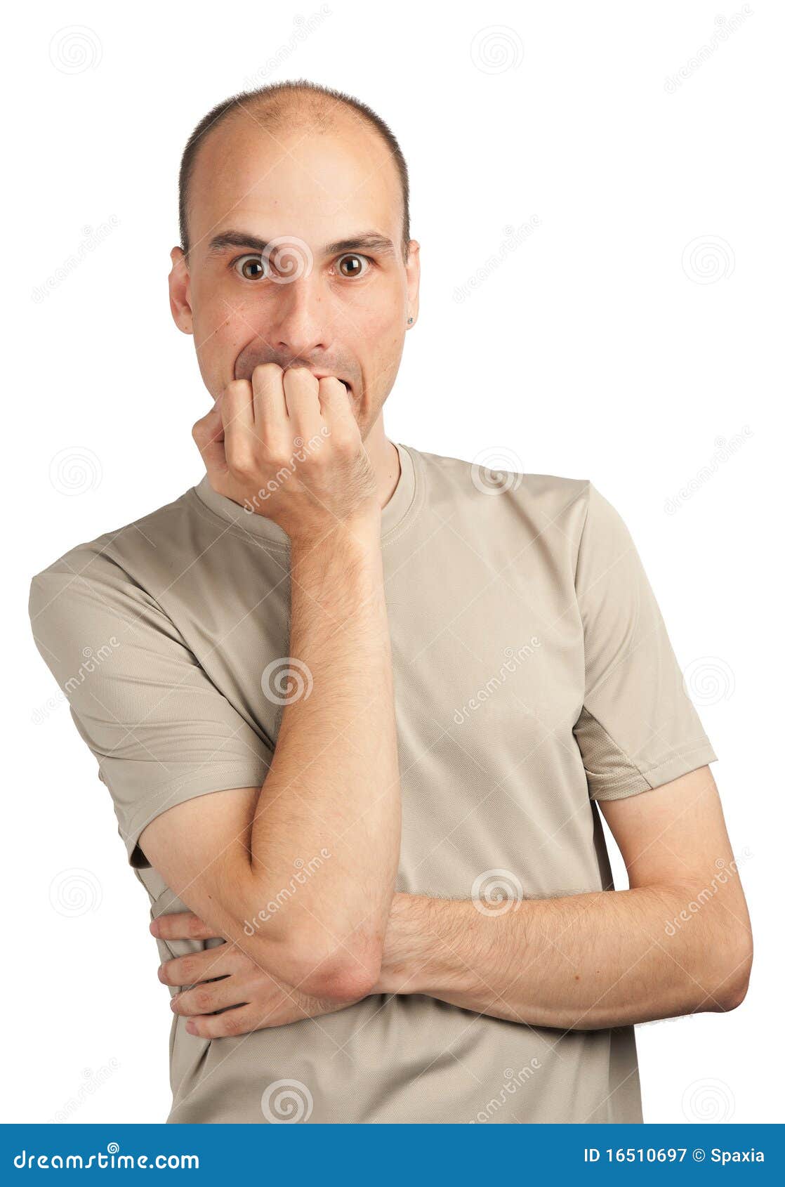 Shocked man stock image. Image of mood, panic, despair - 16510697
