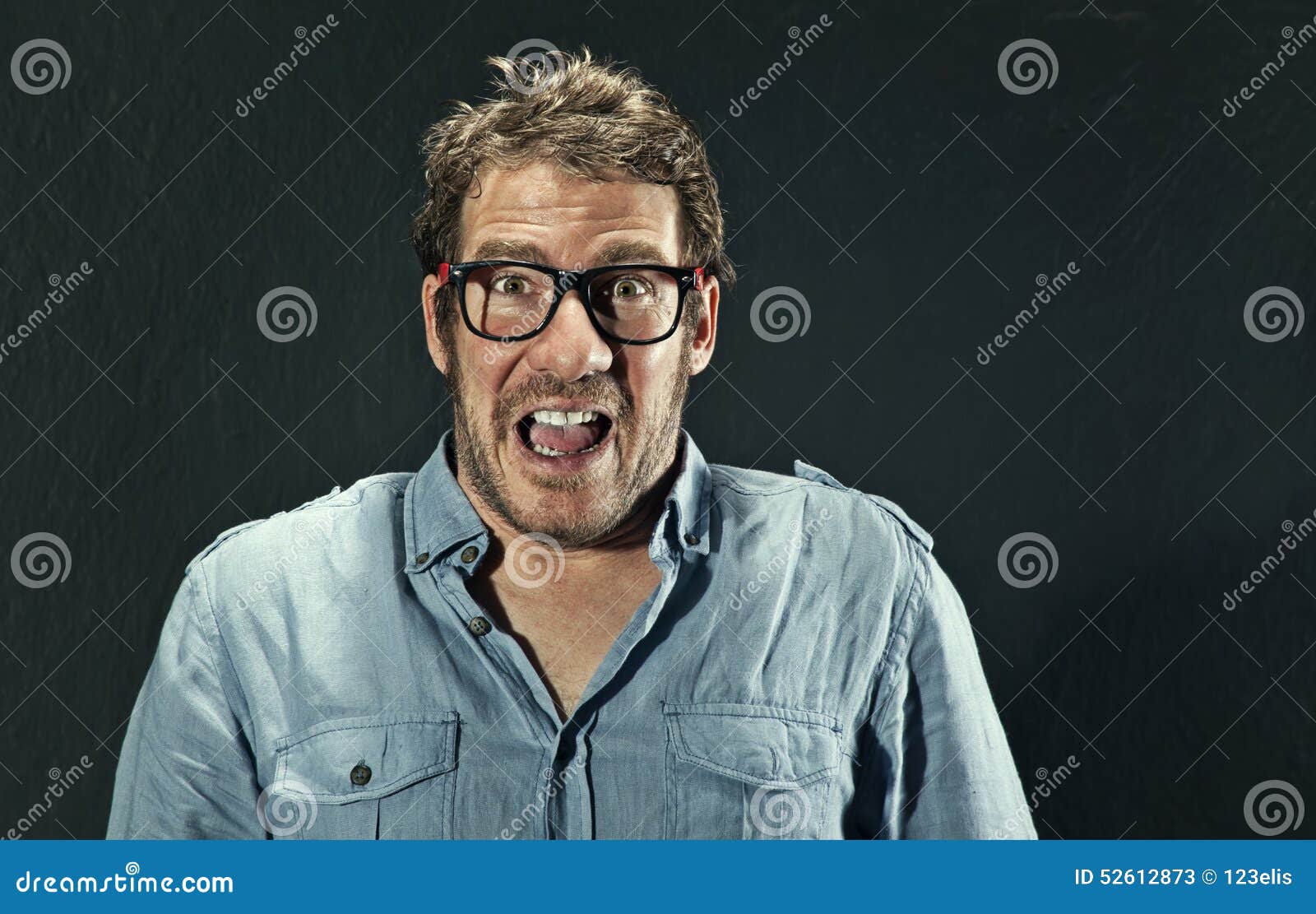 Shocked Man stock image. Image of head, indian, gesture - 52612873