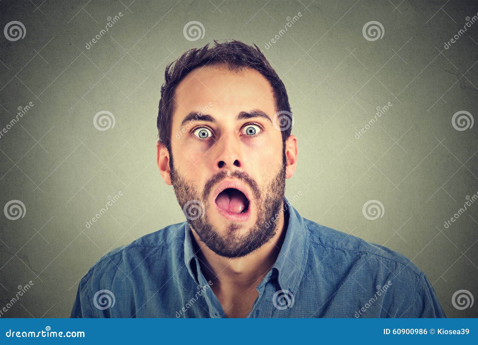 Shocked man stock photo. Image of dark, afraid, background - 60900986
