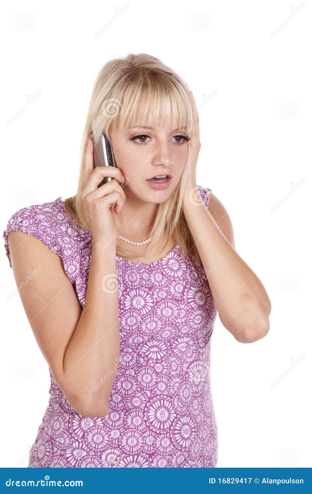 Shocked with phone call stock image. Image of casual - 16829417