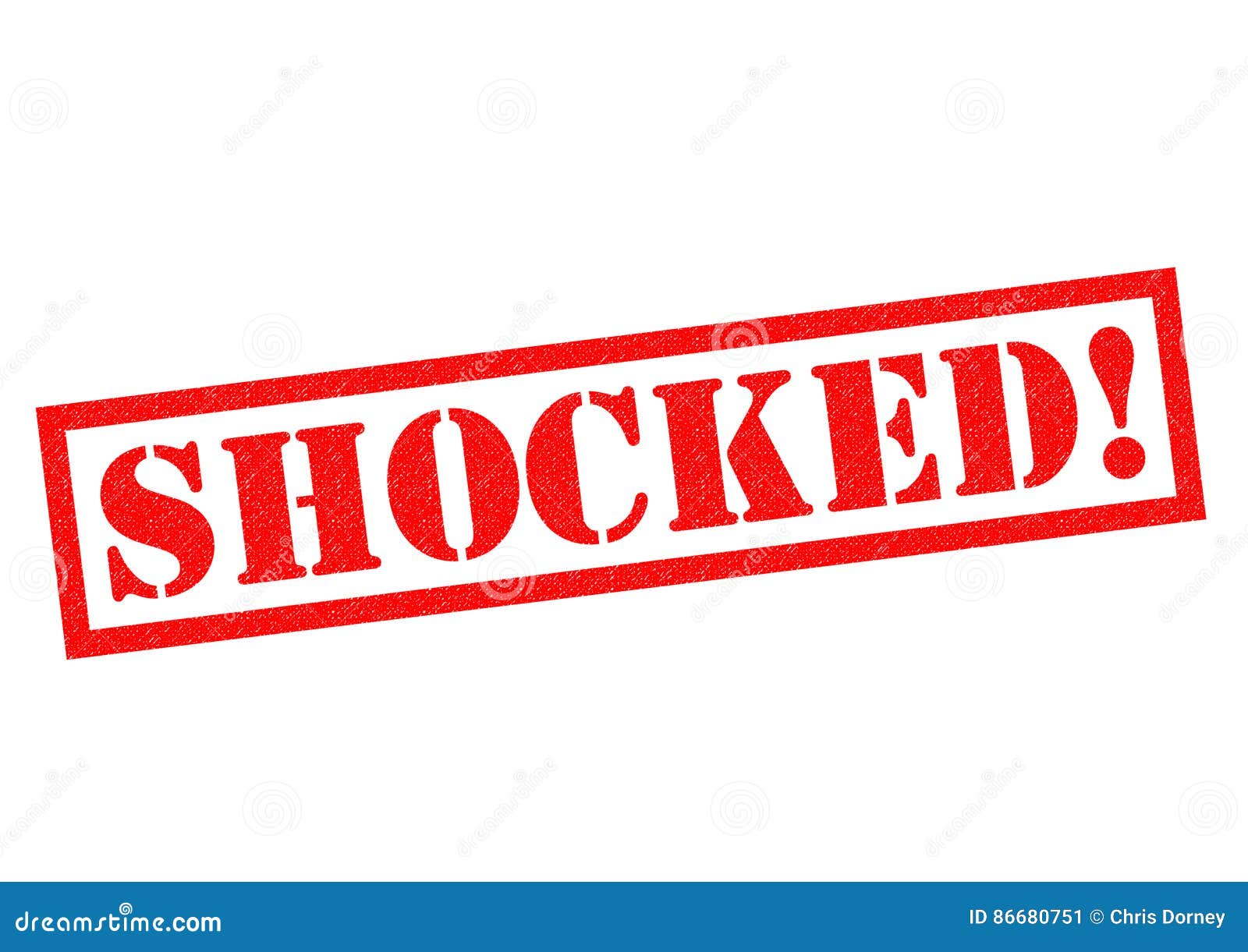 SHOCKED! stock illustration. Illustration of illustrative - 86680751