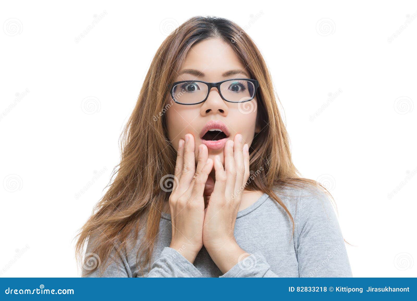 Shocked woman stock photo. Image of woman, women, shocked - 82833218