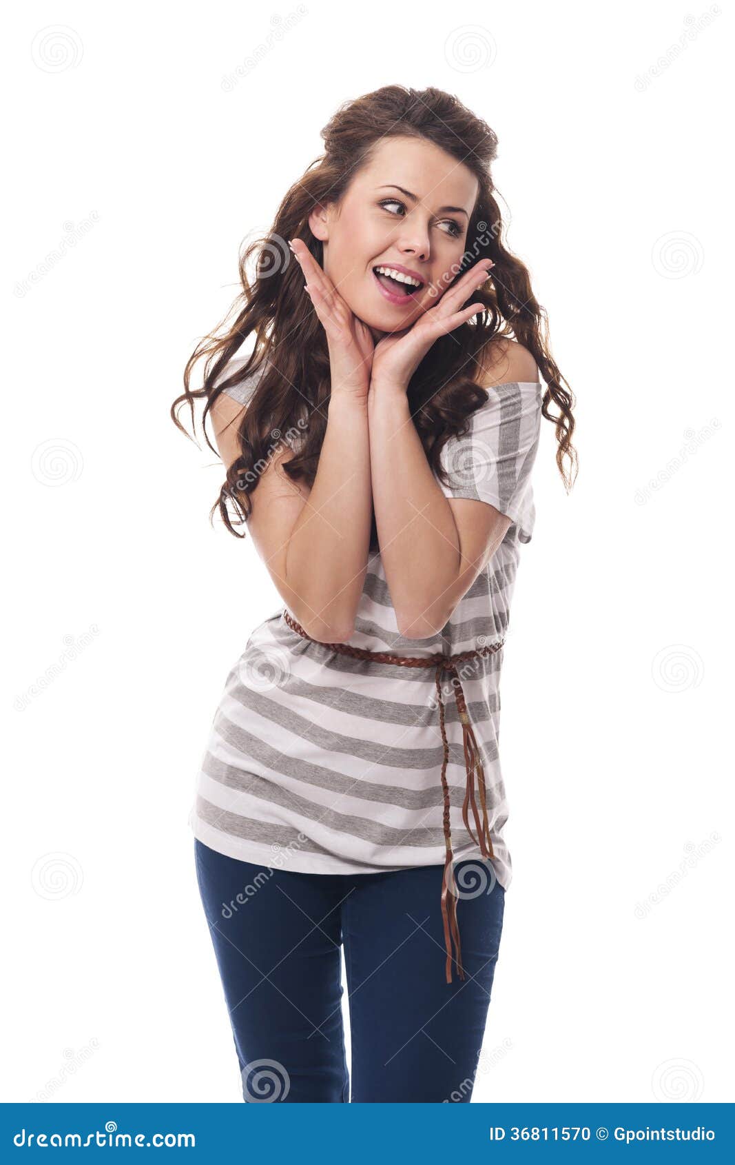 Shocked woman stock photo. Image of shock, screaming - 36811570
