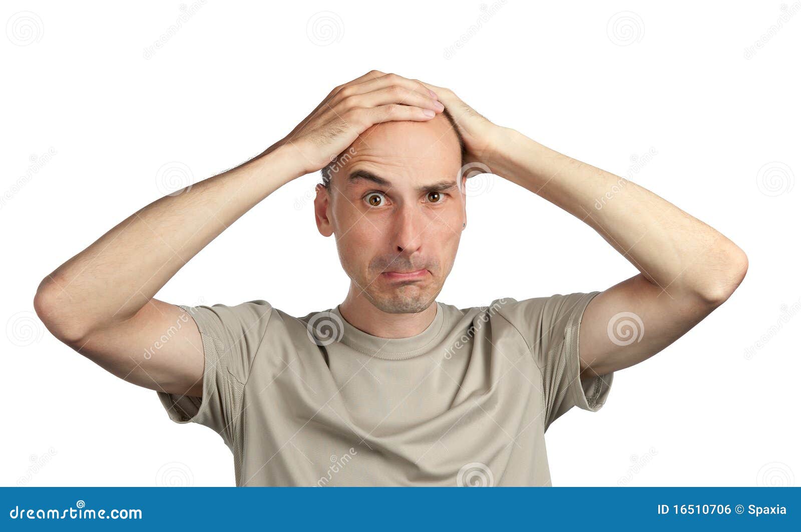 Shocked young man stock photo. Image of emotion, annoyed - 16510706
