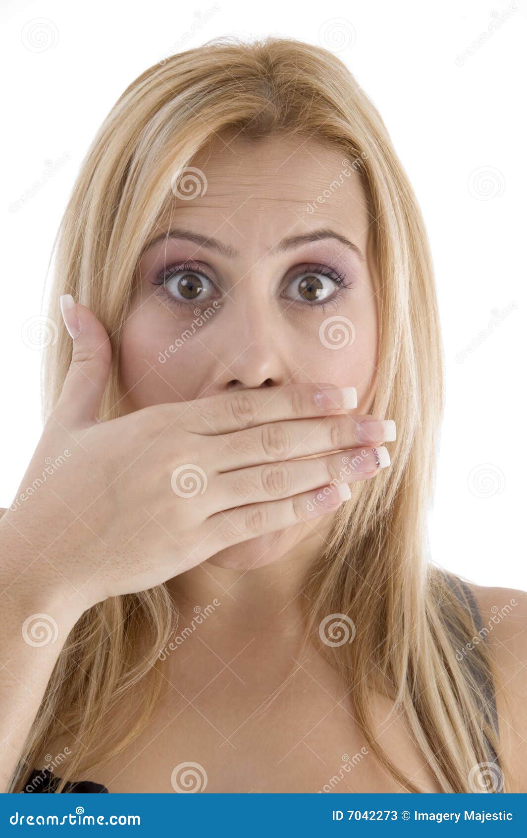 Shocked young woman stock image. Image of beauty, person - 7042273