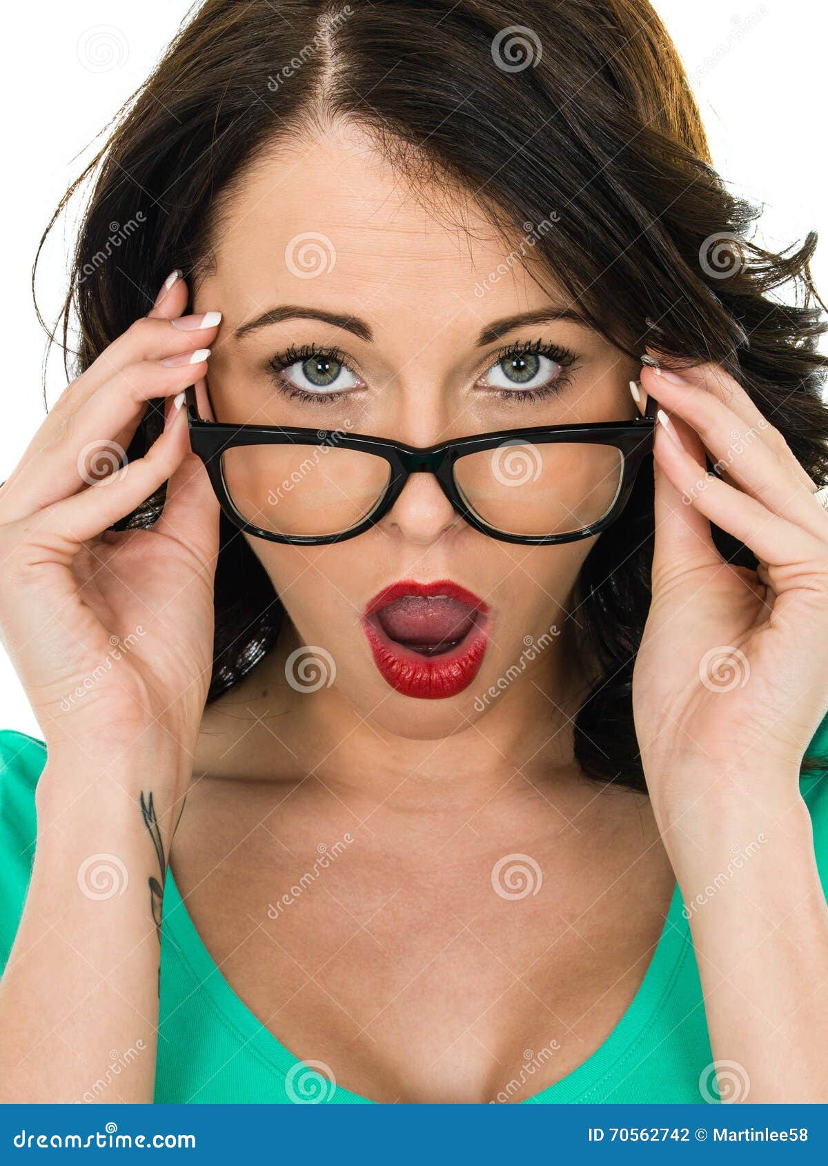 Surprised Black Woman With Open Mouth Cartoon Vector Cartoondealer