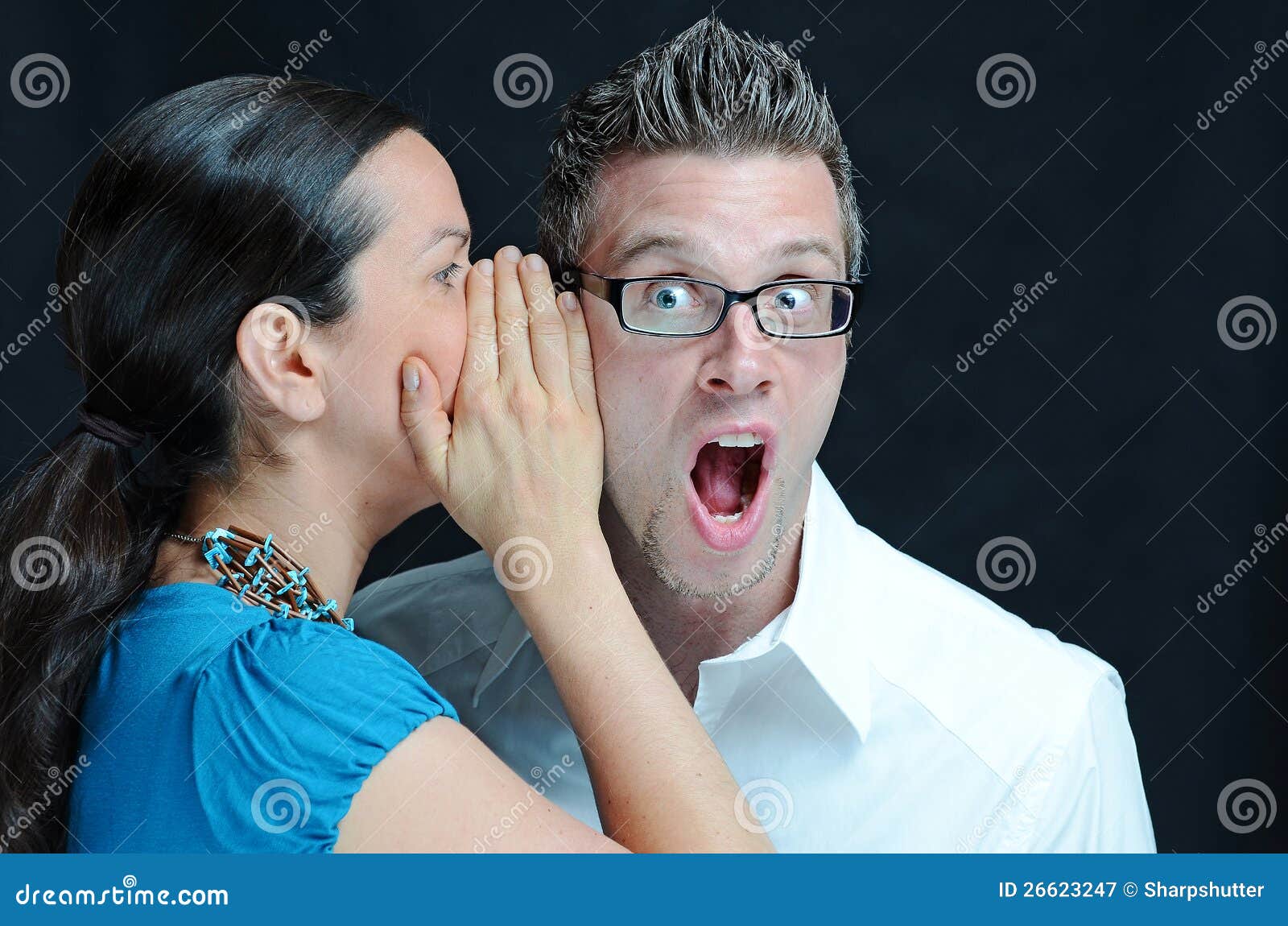 Shocking stock image. Image of couple, face, caucasian - 26623247