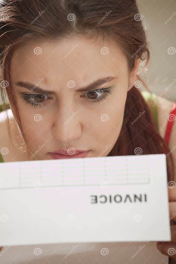 Shocking bill amount stock photo. Image of debt, expression - 19976772