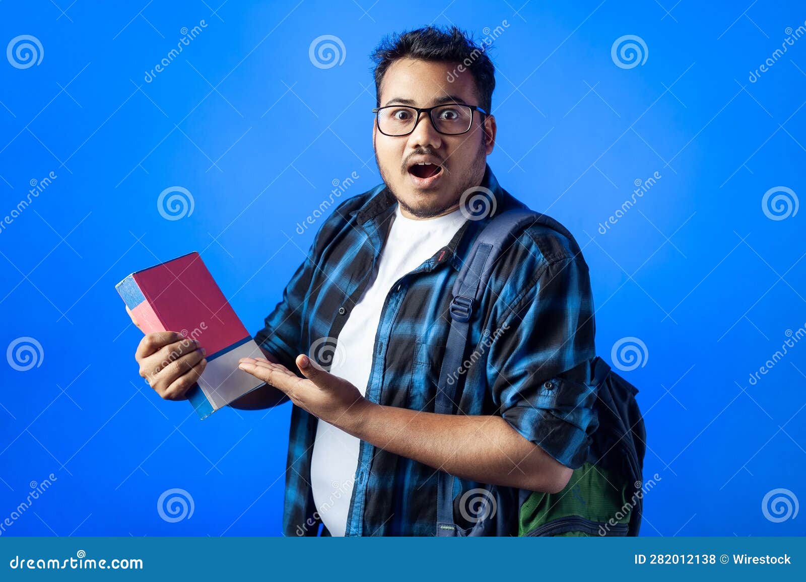 Collage Student Surprise Expression Stock Photo - Image of learning ...