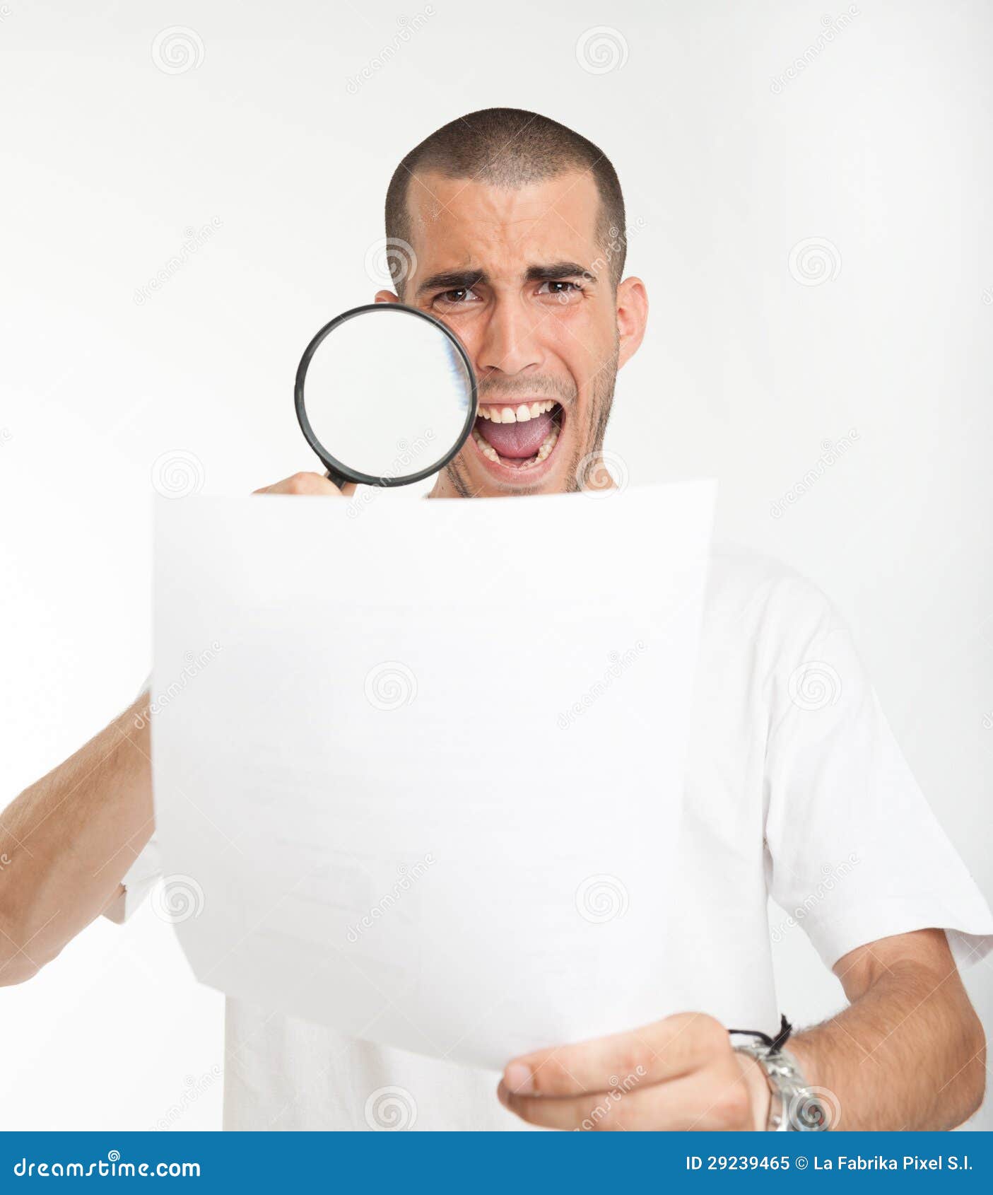 Shocking information stock image. Image of male, research - 29239465